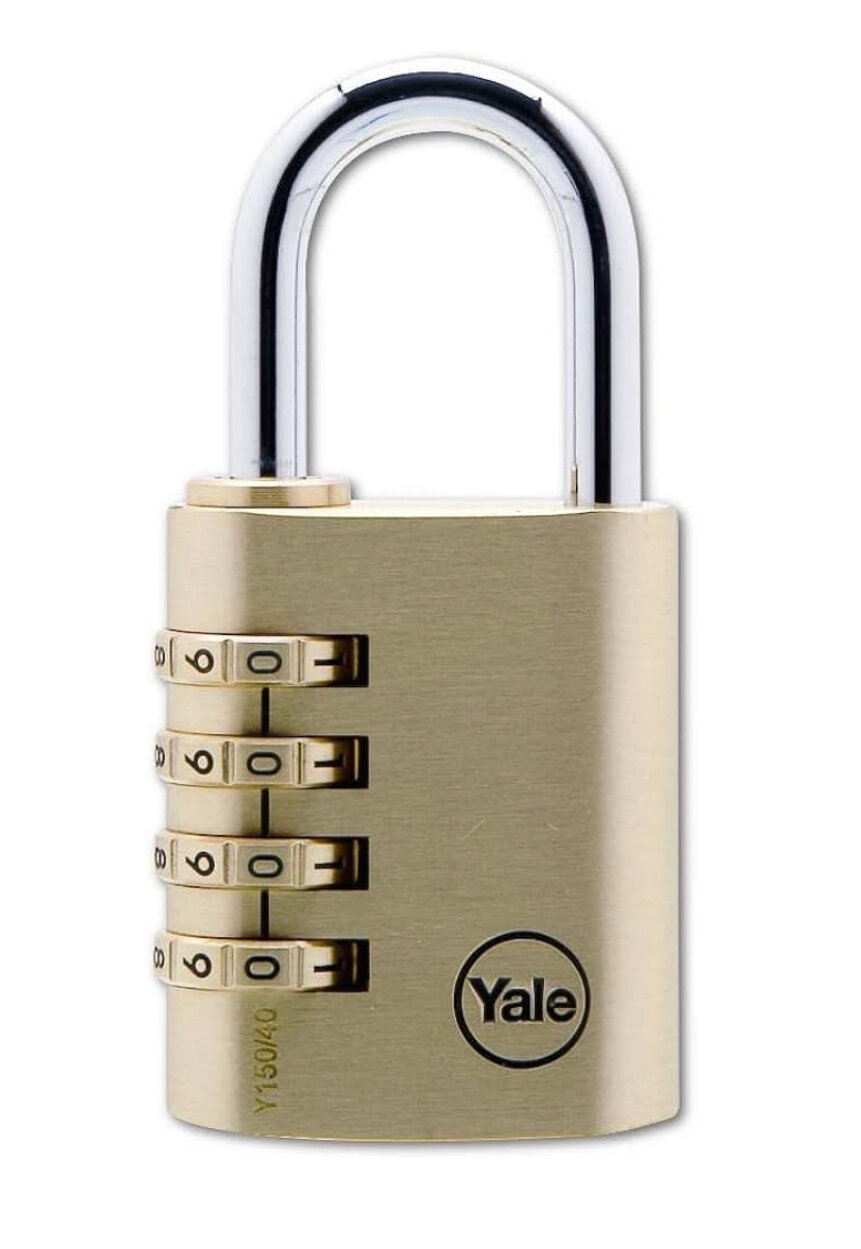 Замок YALE Y150/40/130/1 кодовый (латунь)
