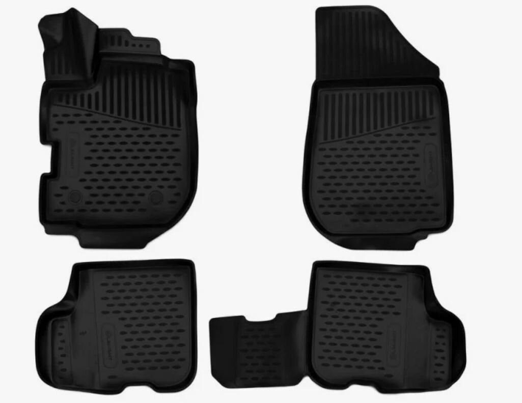 ELEMENT Коврики салона RENAULT SANDERO 18- хб. (компл. 4 шт.) (полиуретан) 3D