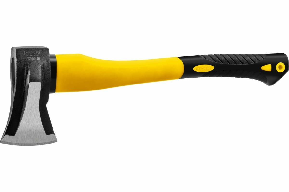 STAYER FIBERGLASS, 1000/1500 г, 380 мм, кованый топор-колун, Professional 20623-10