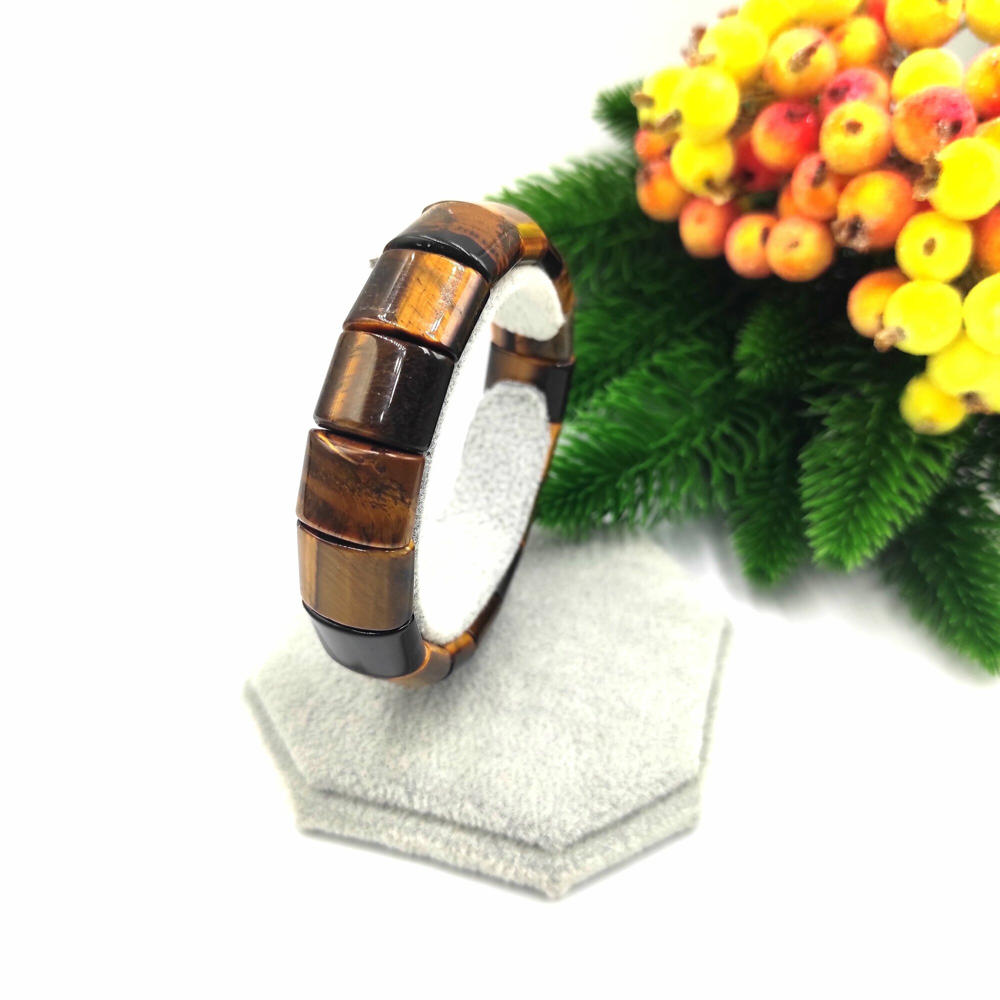 Браслет, тигровый глаз