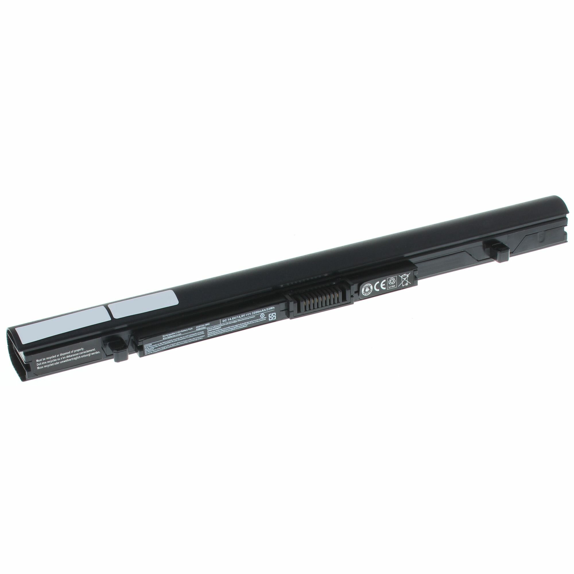 Аккумуляторная батарея Anybatt 2200mAh для ноутбука Toshiba Portege A30 (PA5212U-1BRS, PABAS283)