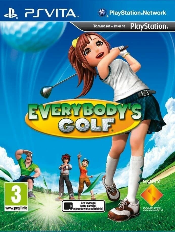 Уценка!!! Игра Everybody's Golf" для PlayStation Vita, спорт, одиночный режим