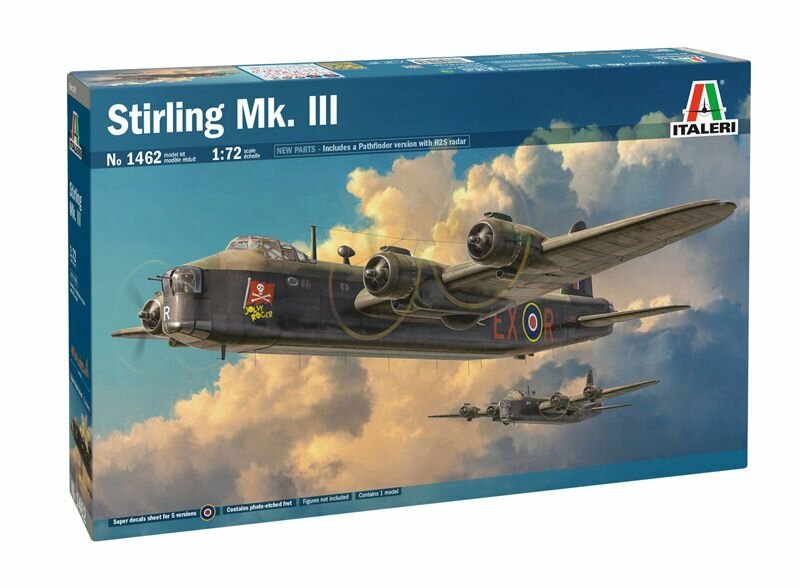 1462 ITALERI сборная модель самолета STIRLING MK.III 1:72