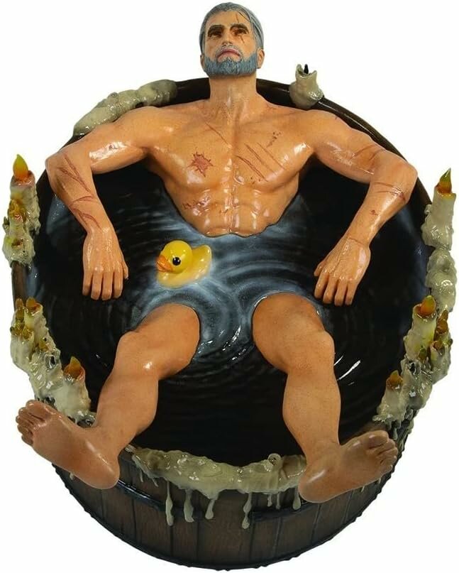 Фигурка Dark Horse The Witcher 3: Wild Hunt - Geralt in the Bath, 16 см