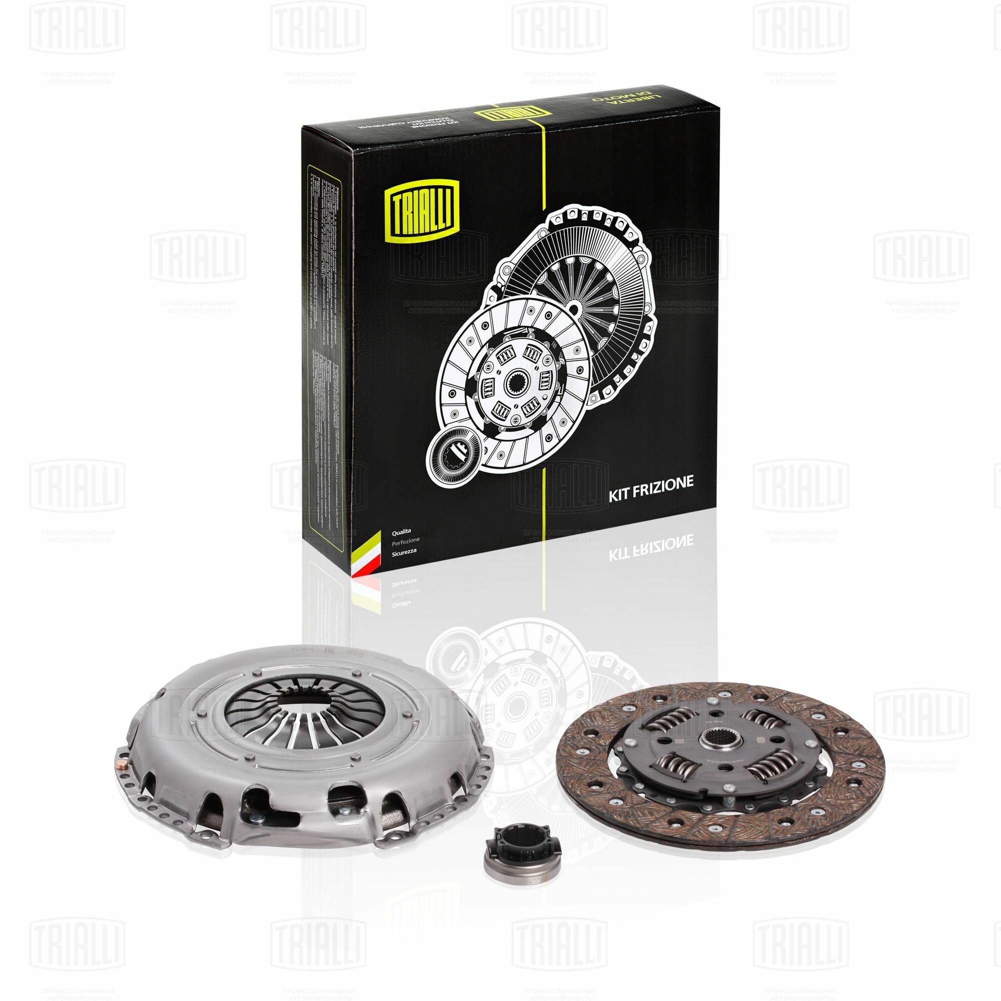 Сцепление AUDI A1-A3, VW GOLF, PASSAT, SKODA FABIA (TRIALLI) FR1814