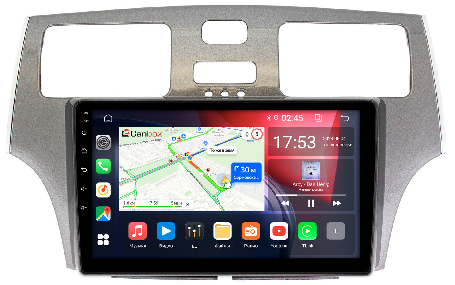 Штатная магнитола Toyota Windom 3 (XV30) 2001-2006 Canbox RS9-9134 1.5/32 Android 10 (IPS, DSP, CarPlay)