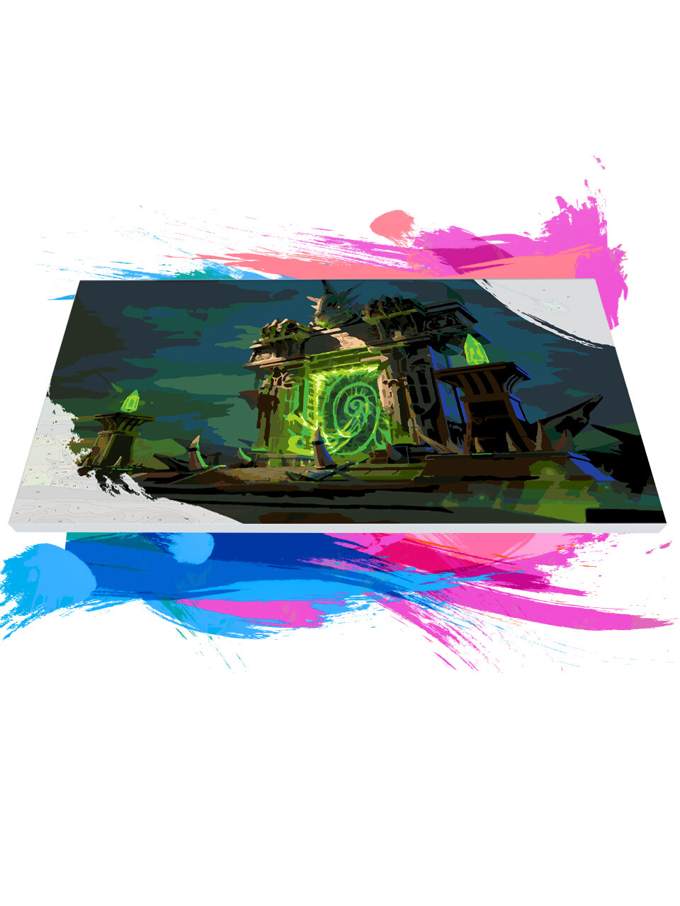 Картина по номерам на холсте World of Warcraft The Burning Crusade, 40 х 60 см