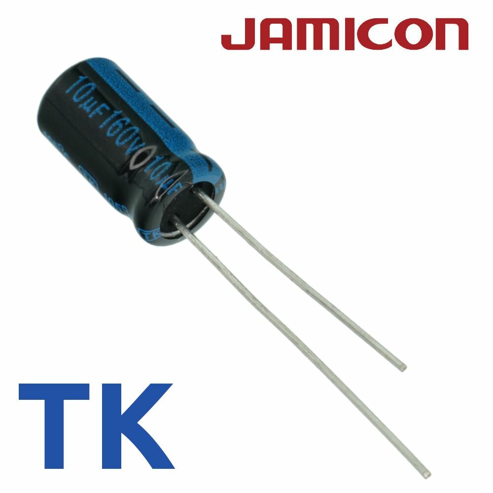 10мкФ 160В / TK / 6,3x11 / 105 С / конденсатор электролитический (10шт)