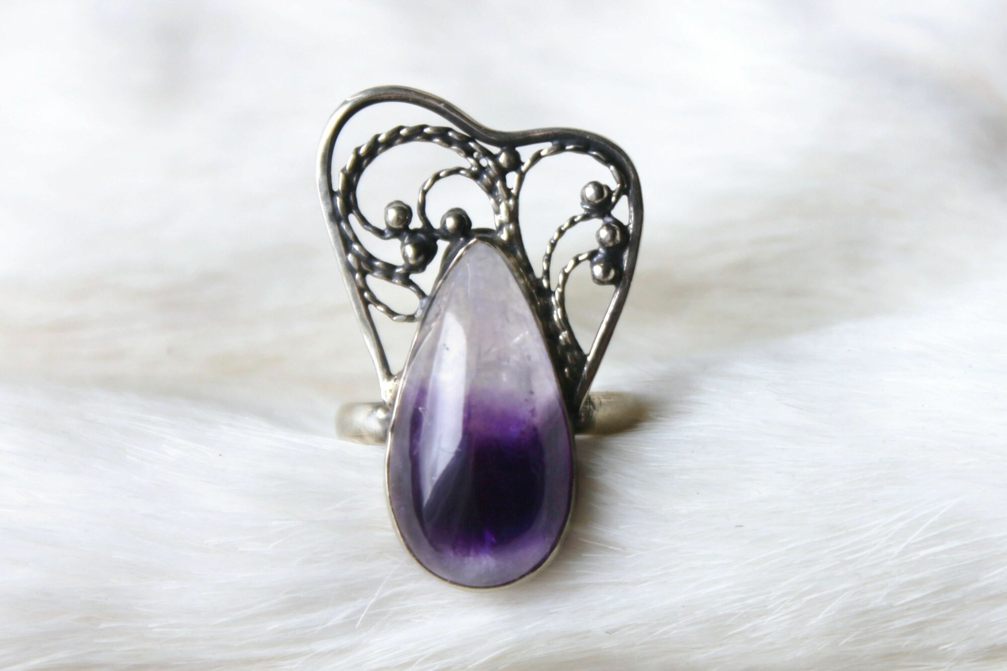Кольцо, аметист