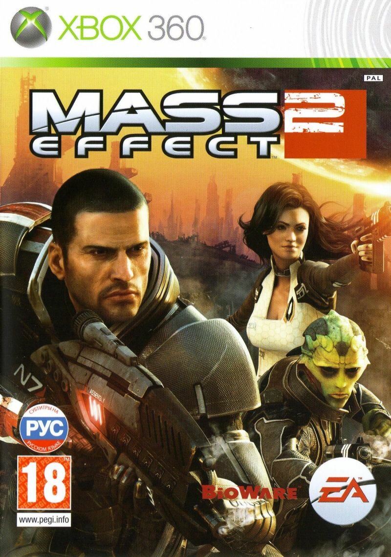 Игра Mass Effect 2 (Xbox 360) (rus sub)