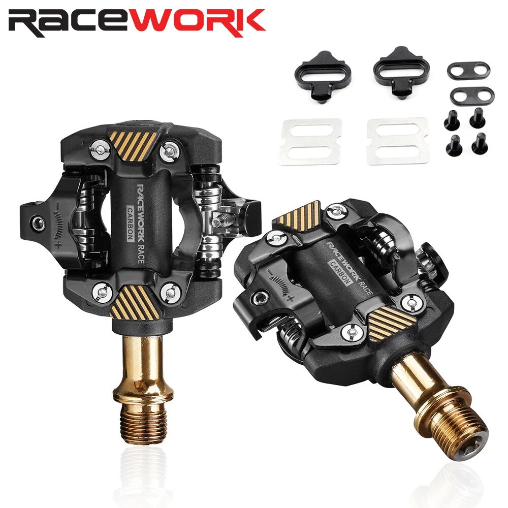 RACEWORK MTB педали SPD, Gold