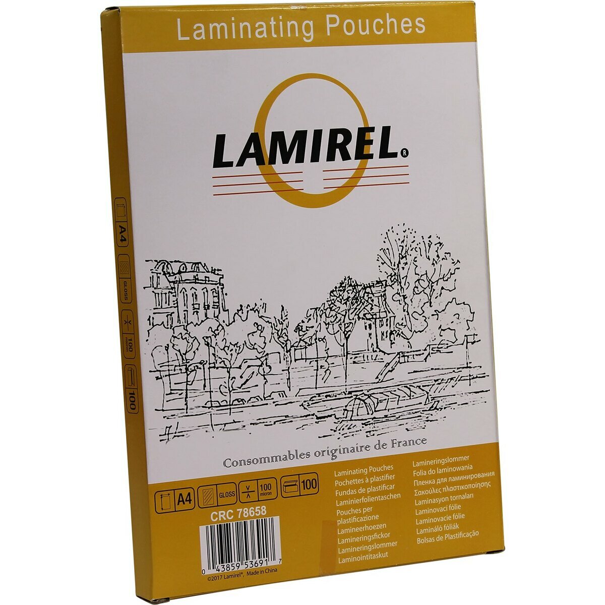 Lamirel <78658> пакеты для ламинирования (A4, 100мкм, уп. 100 шт)