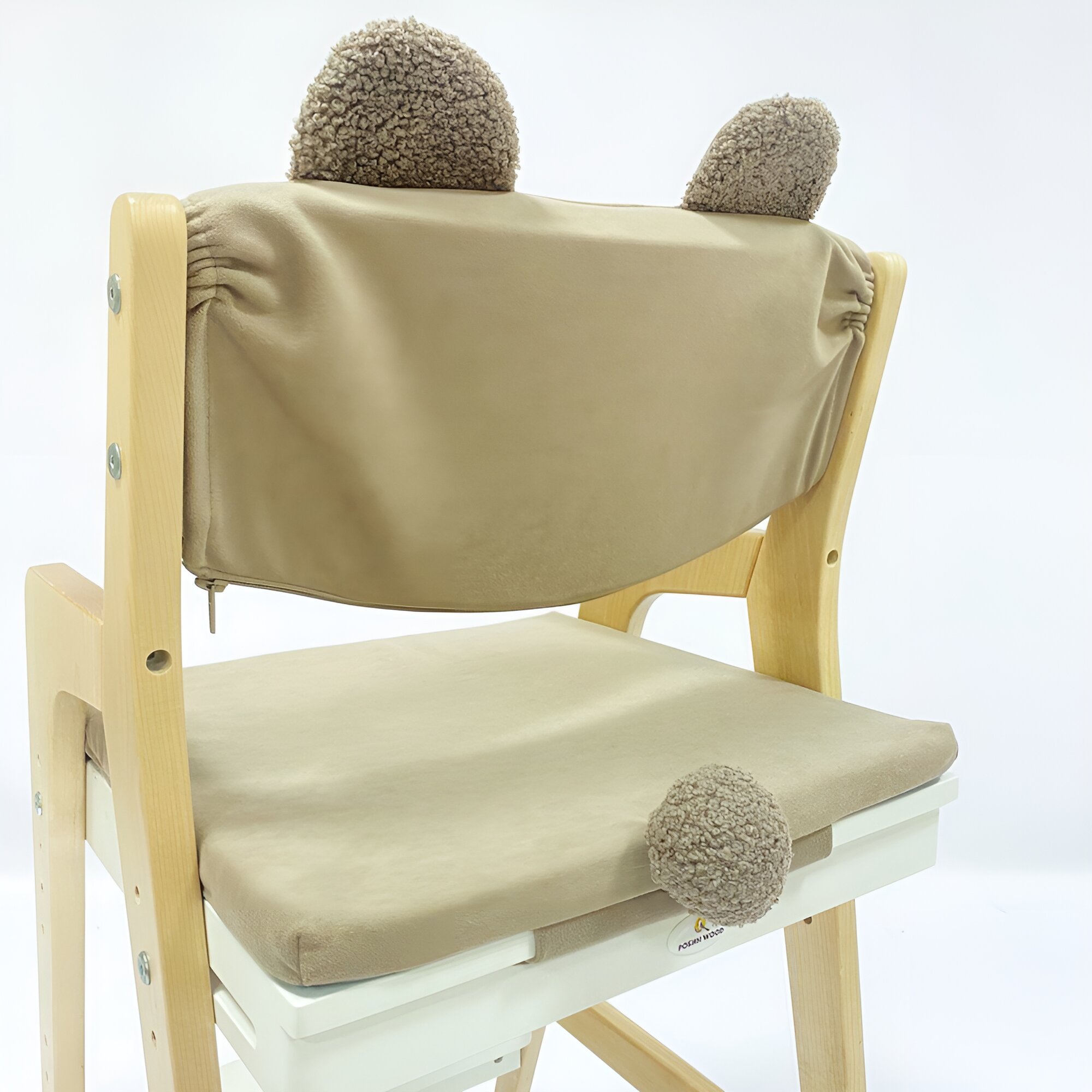 Чехол мягкий (сидение+спинка) на детский растущий стул "Робин WOOD" и "Вуди", цвет: Мишка