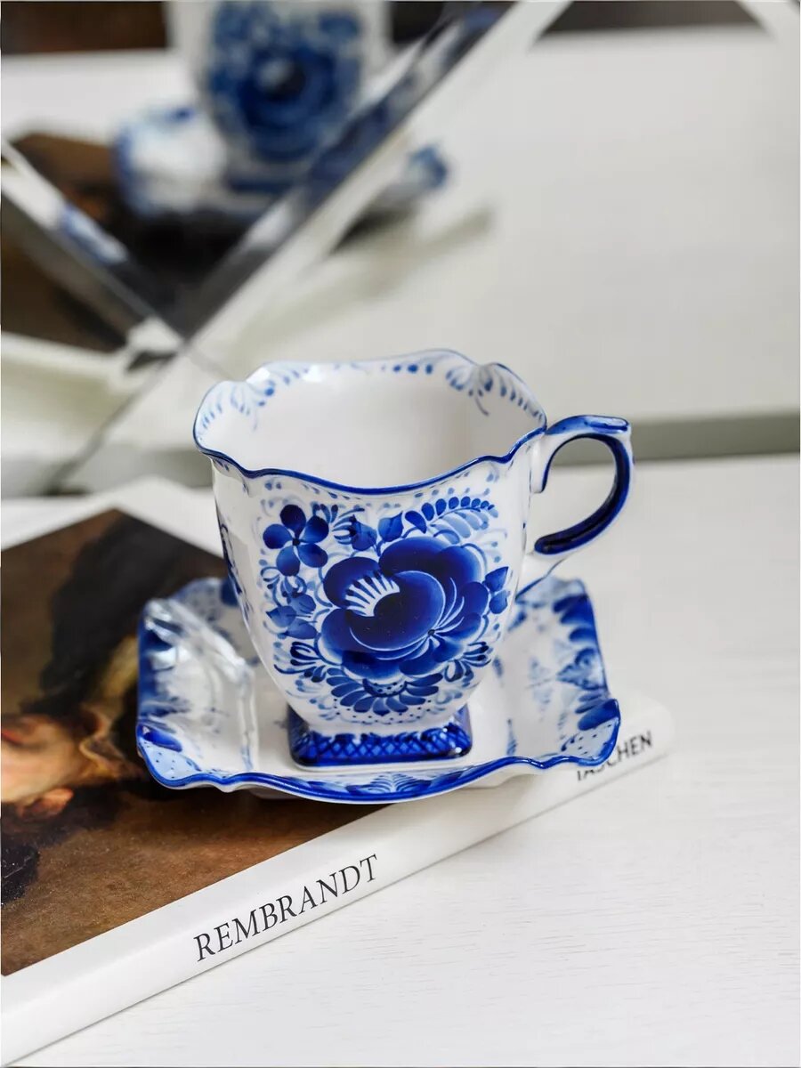 Чайная пара "Теремок" 220 мл