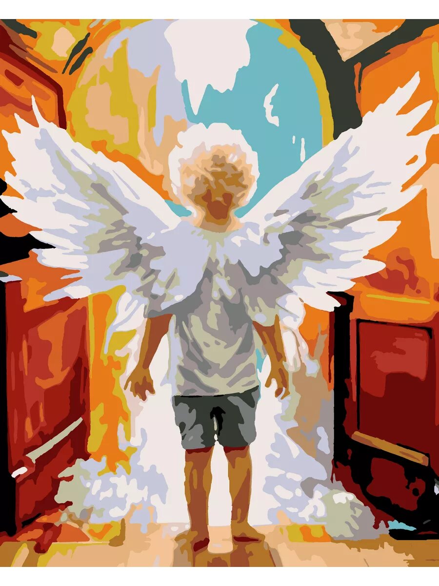 Картина по номерам Ангел 40х50 см