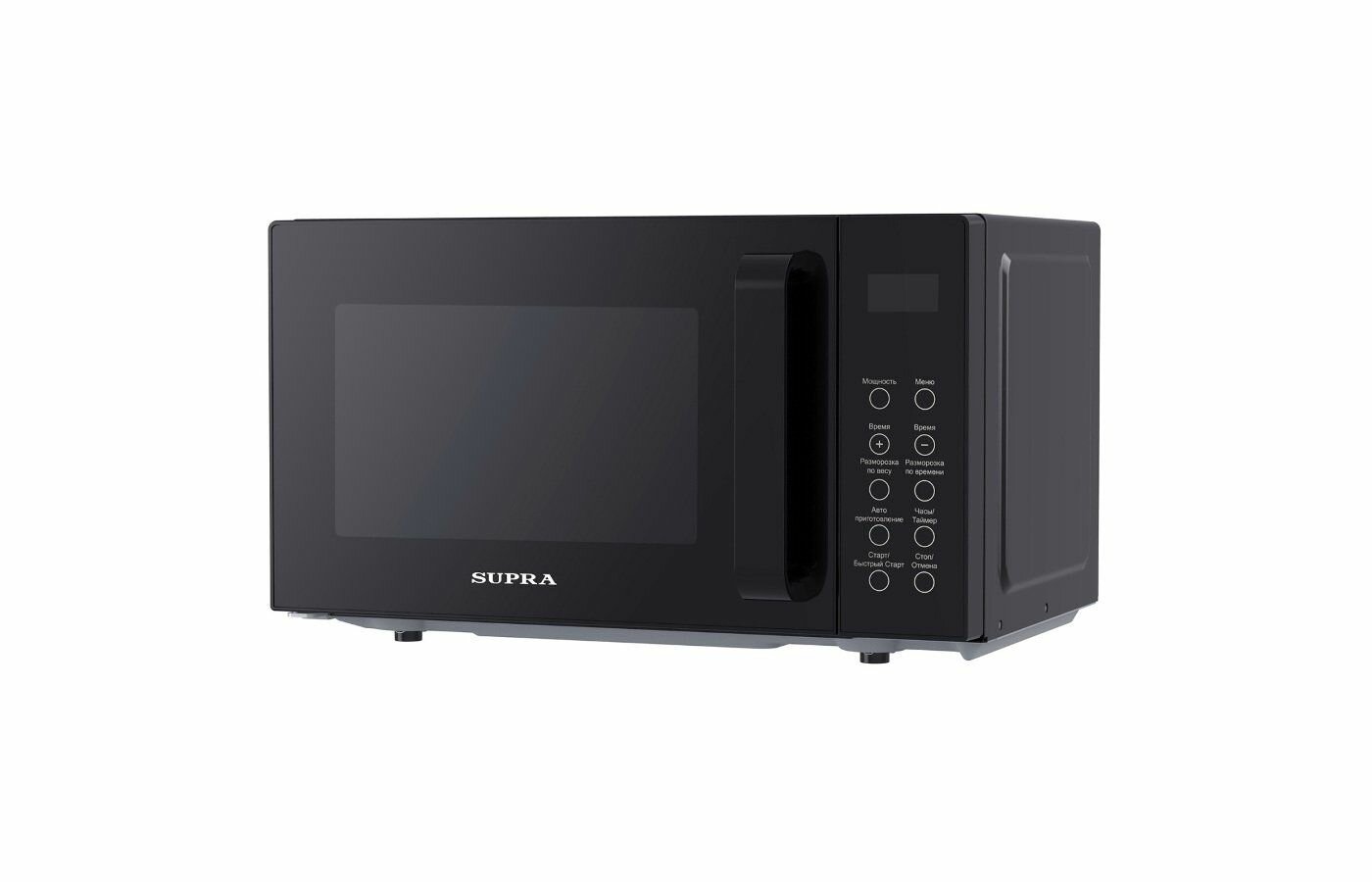 Микроволновая печь SUPRA 20SB27 черная, сенсорное управление, эмаль, 700Вт