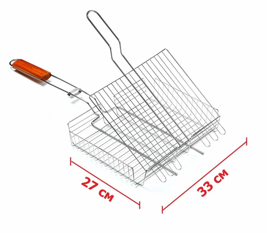 Решетка-гриль Решетка-гриль 108 CR-5843, сталь, 30 см x 23 см