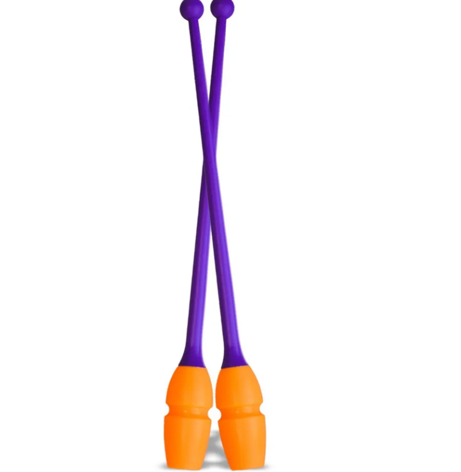 Булавы сборные PASTORELLI модель MASHA 45.2 см стандарт 2-х цв. Лилово-Оранжевые 02907