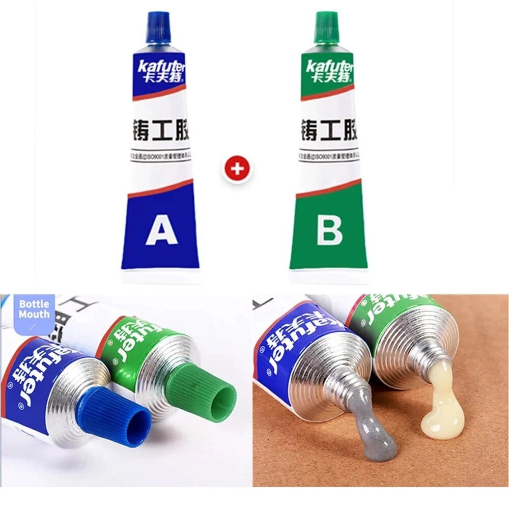 Супер клей для металла A + B