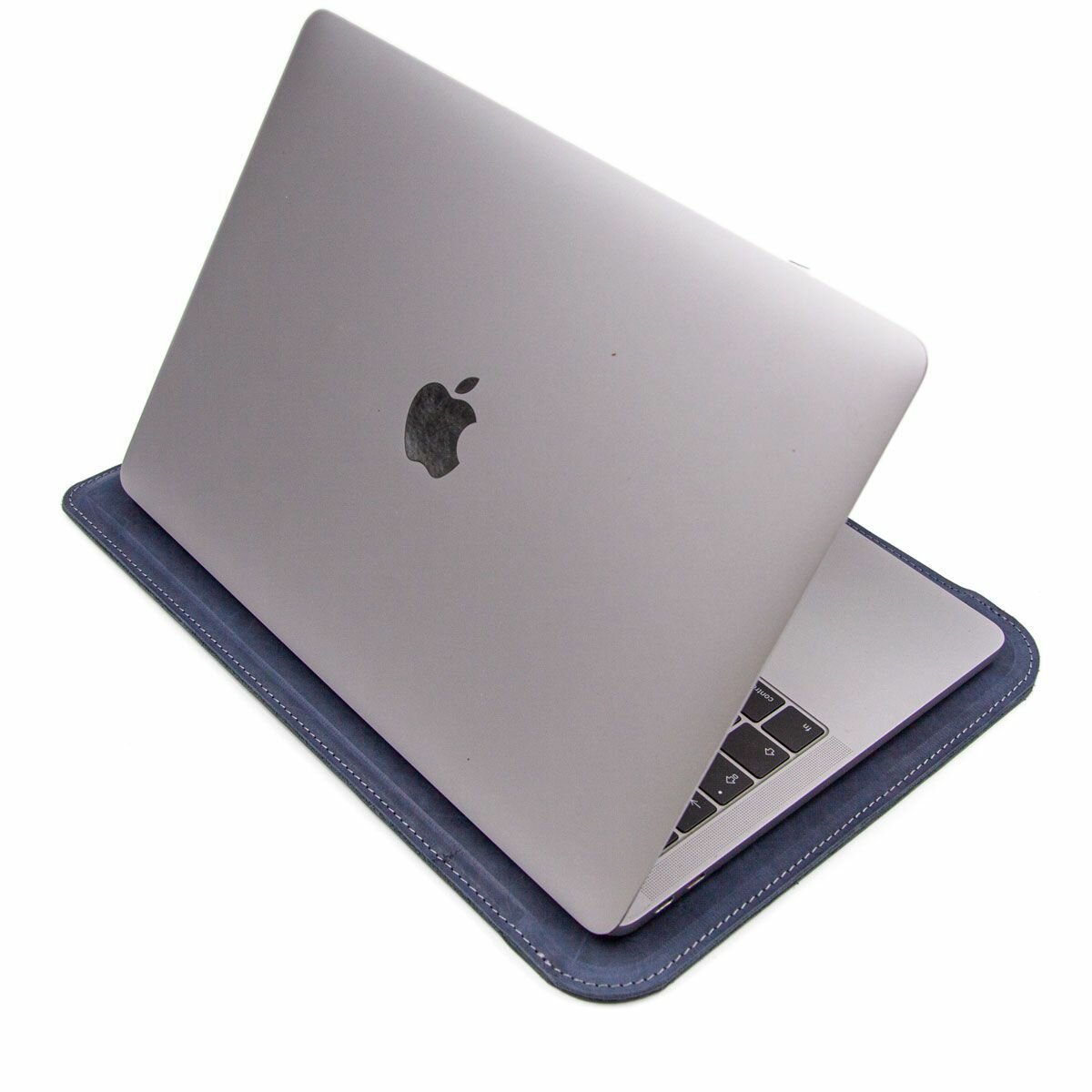Кожаный чехол для MacBook Pro 16 / Ноутбука 15,6 -16,0 дюймов, синий, J. Audmorr - Newbridge 15.6 Saphire