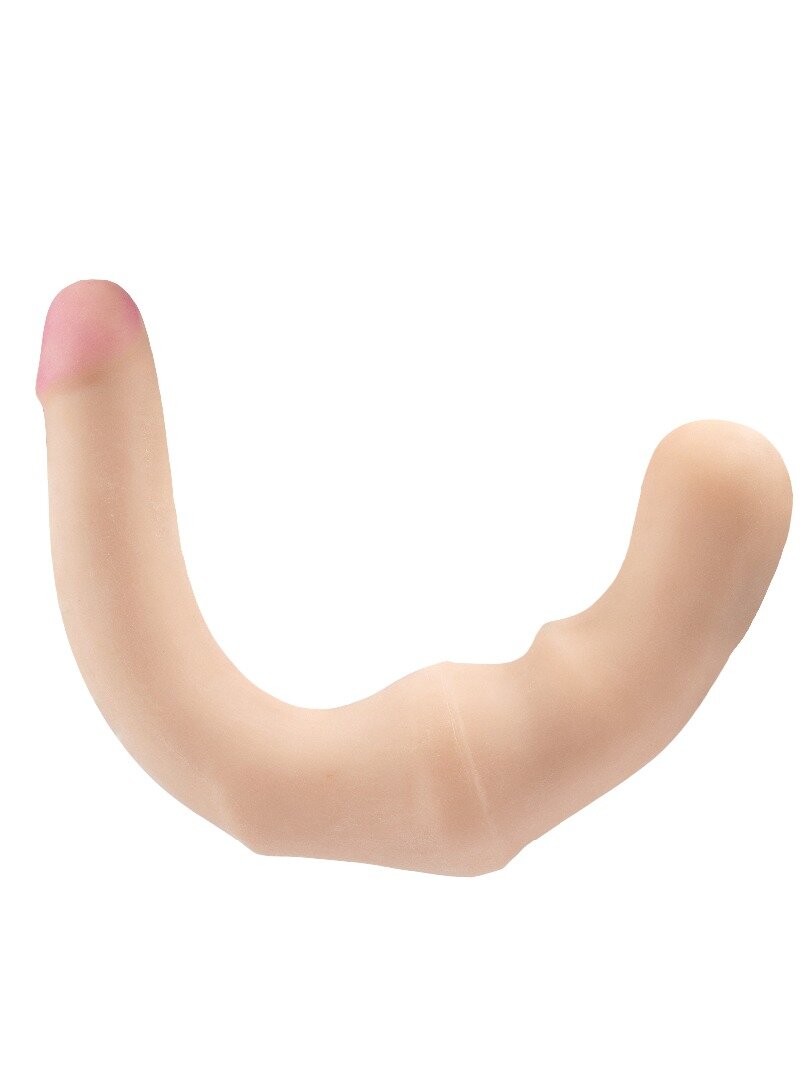 Двусторонний фаллоимитатор неоскин Lovetoy, 39 см