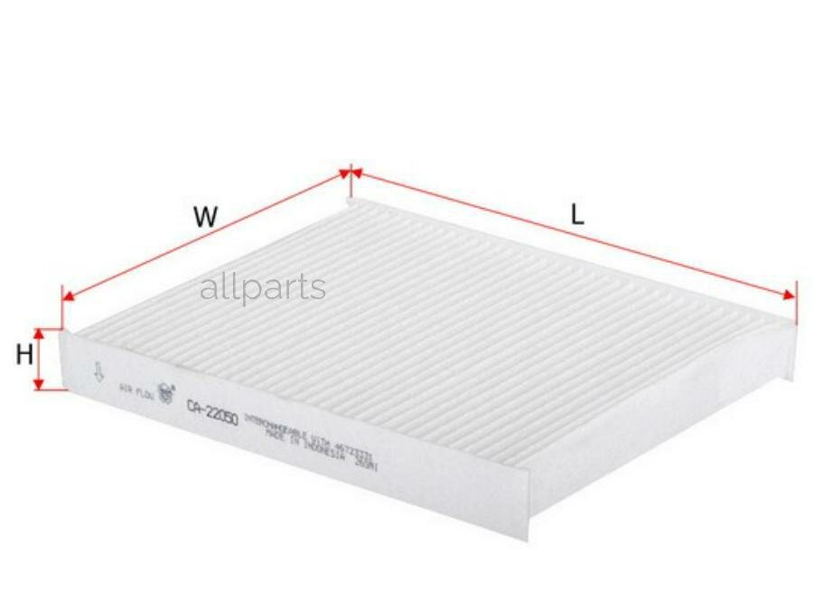 SAKURA CA22050 Фильтр салона FIAT DOBLO/PUNTO 01-