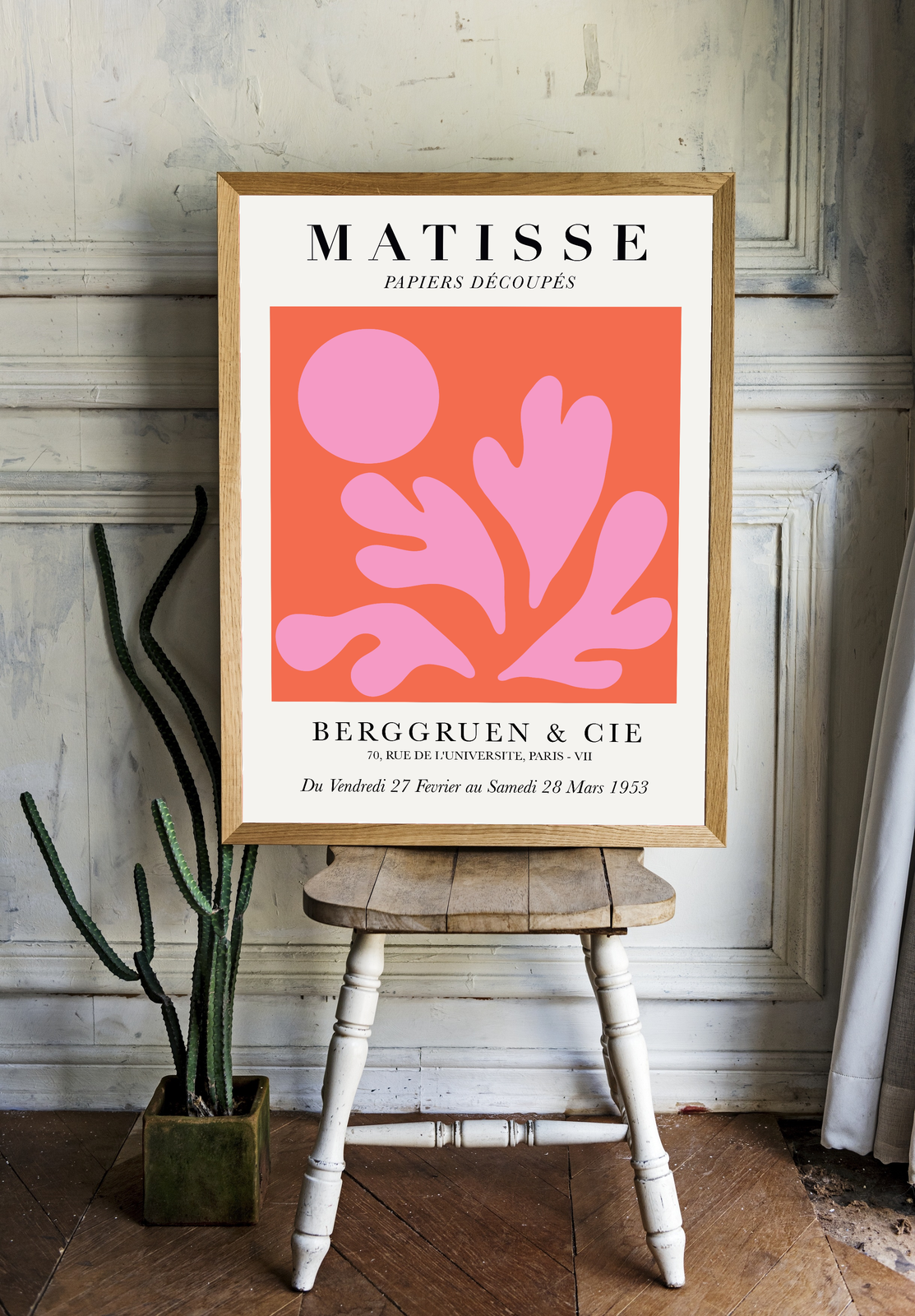 Постер "Матисс - Искусство вырезанного цвета" 50x70 см в подарочном тубусе