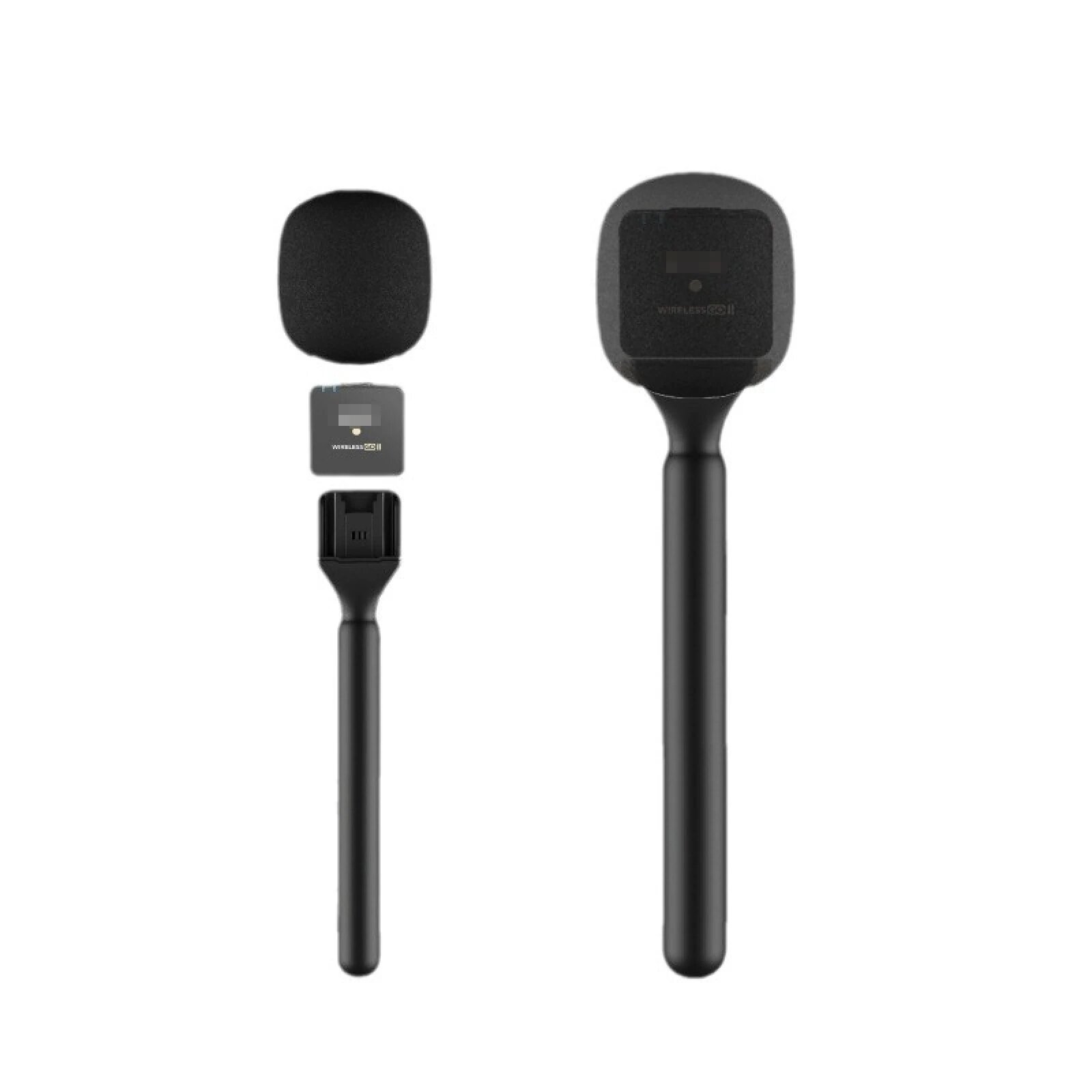 Ручка-держатель для микрофона для интервью для DJI Mic / Moma / Rode Wireless Go / Relacart ручной адаптер