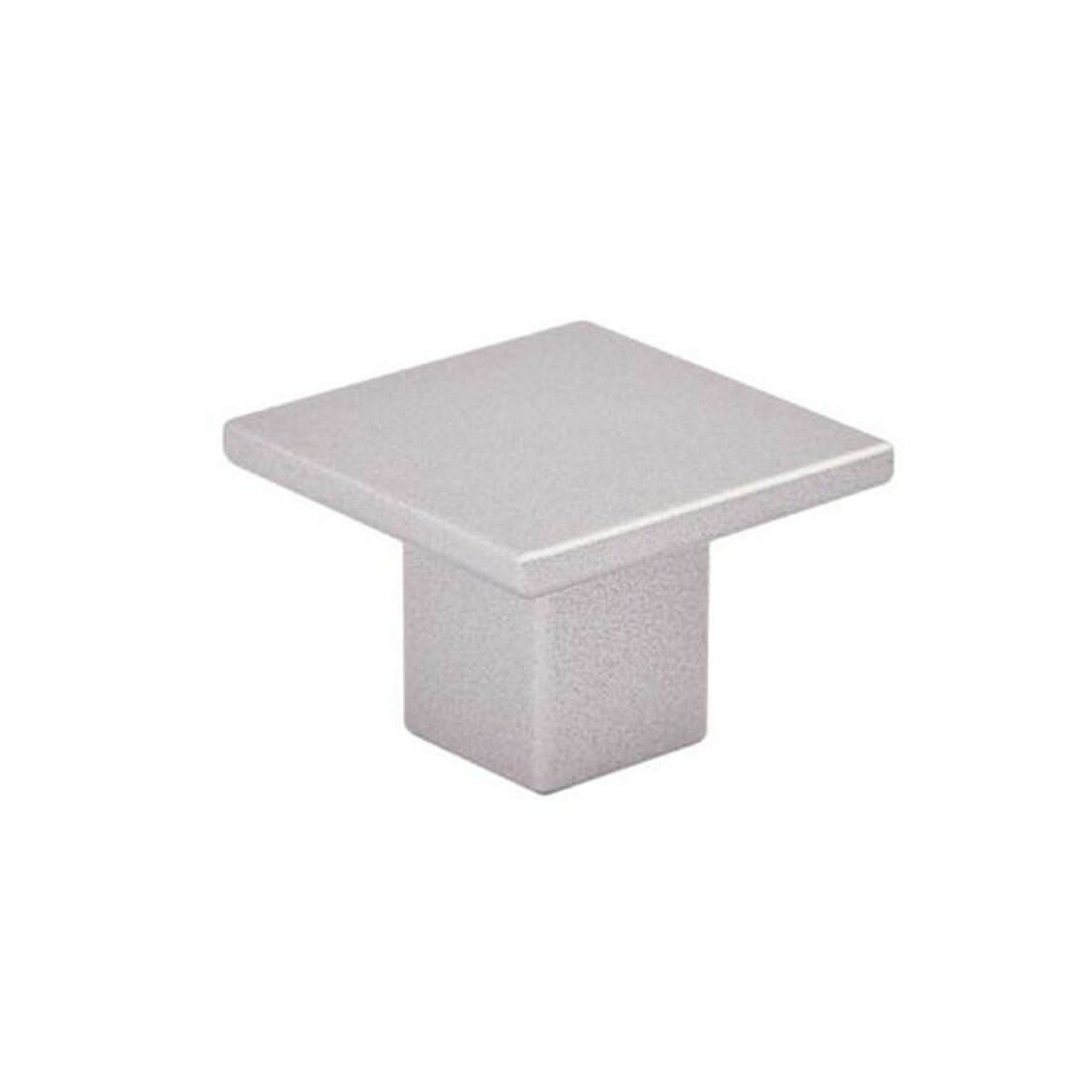 Ручка мебельная кнопка пластиковая AKS "K06/K6", цвет металлик