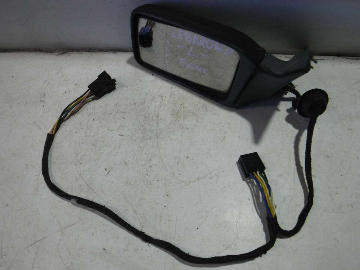 Зеркало левое электрическое Chrysler LeBaron II (1981—1989)