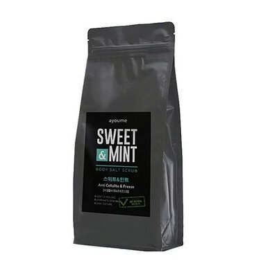 Ayoume Body Скраб для тела, сладкая мята SWEET&MINT body salt scrub 450 г