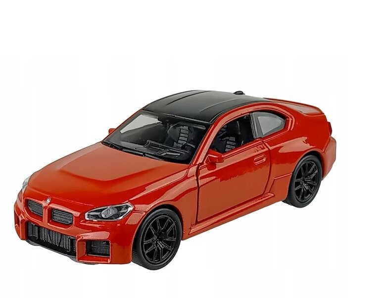 Welly. Коллекционная машинка "BMW M2" 43833W-R, красная, инерционная, масштаб 1:38
