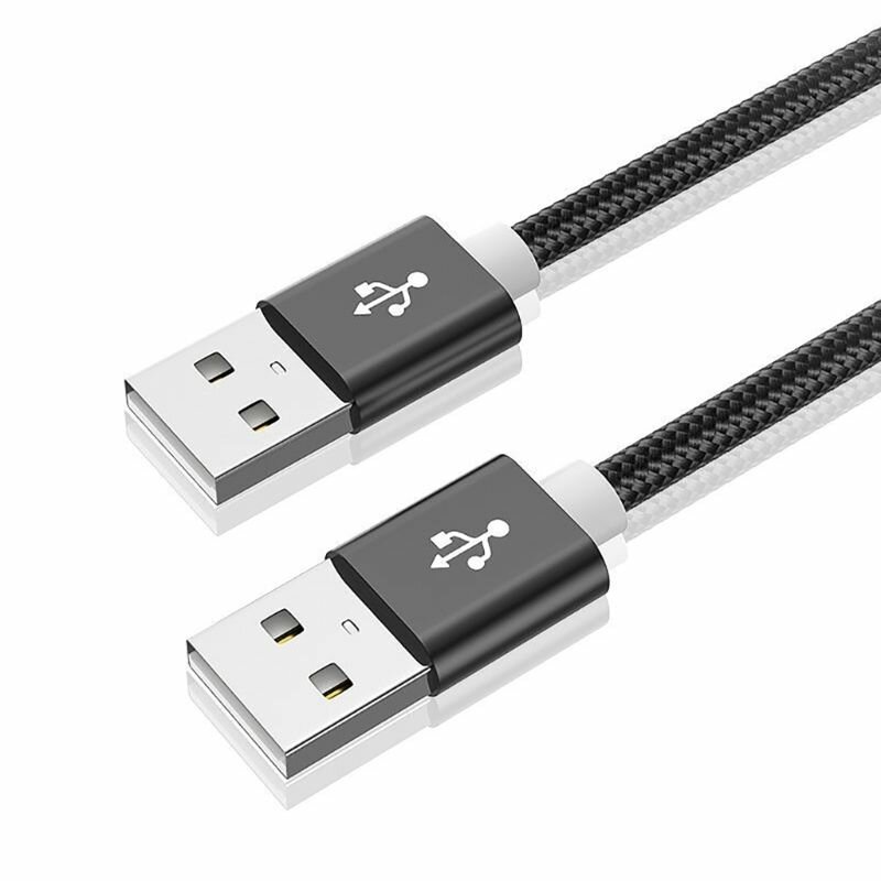Кабель для передачи данных usb2.0 от мужчины к мужчине-черный-50 см