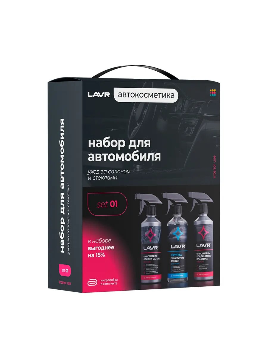 Набор для автомобиля универсальный Интерьер №1 LAVR Ln9121