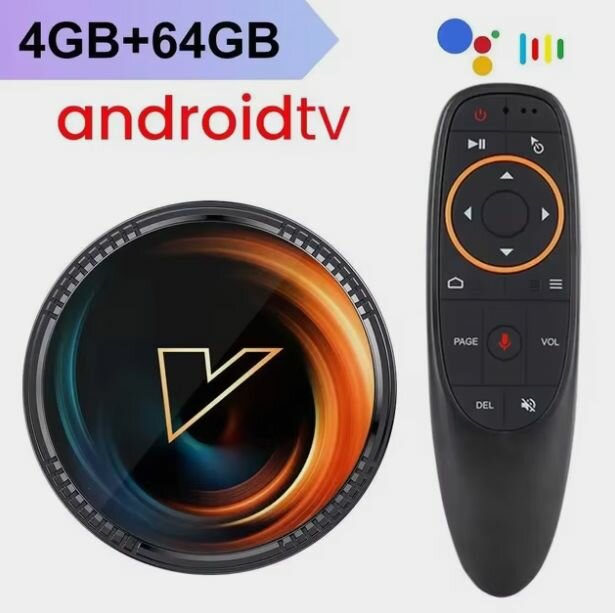 Смарт приставка Vontar W2 4/64гб. 1400 тв каналов, бесплатные фильмы, ютуб работает