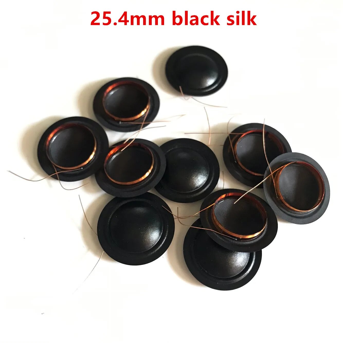 10 шт. Купольные твитеры 25.4mm black silk 8ohm