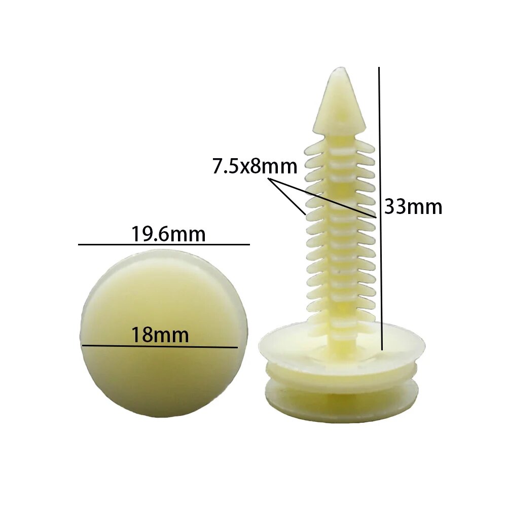10 шт, крепежный зажим для панели отделки дверей автомобиля, фиксатор для GM Chevy Chevrolet Buick, новые автомобильные крепежные зажимы, нейлоновые заклепки NO.2 10Pcs