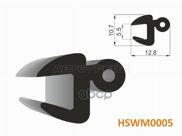Молдинг универсальный (тип TD-30) - бухта 30 м.(цена за 1метр) HOSU арт. HSWM0005