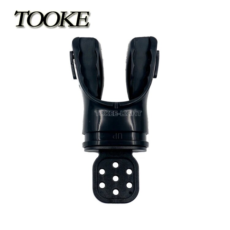 Черный силиконовый мундштук для дайвинга TOOKE