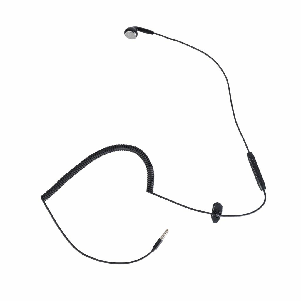 Микронаушник, односторонняя гарнитура с подпружиненной головкой диаметром 3,5 мм поддерживает настройку громкости вызова