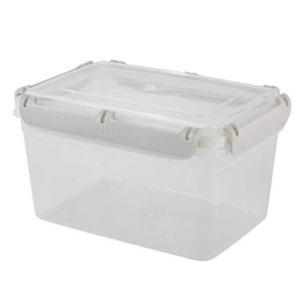 Контейнер для хранения Plast team "Bergen", с защелками, 1,3 л, цвет Пепельный жемчуг