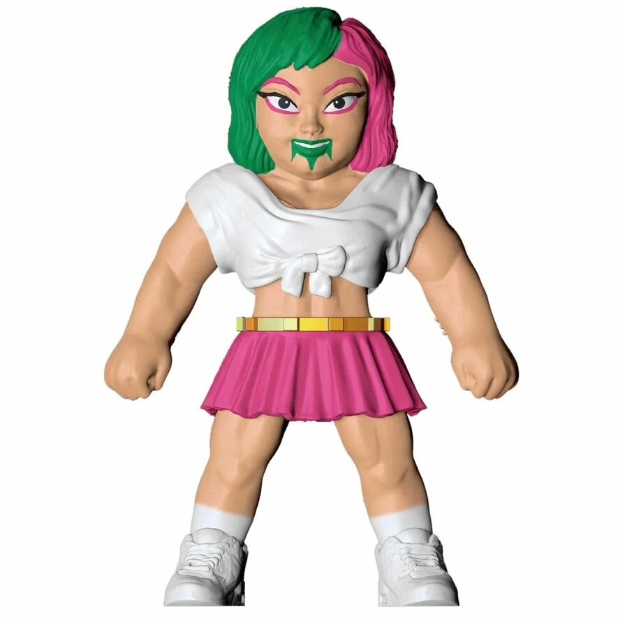Фигурка-тянучка Stretchapalz Dye Wrestling, Рестлинг Фигурка борца с аксессуарами, 14 см (148749-4)