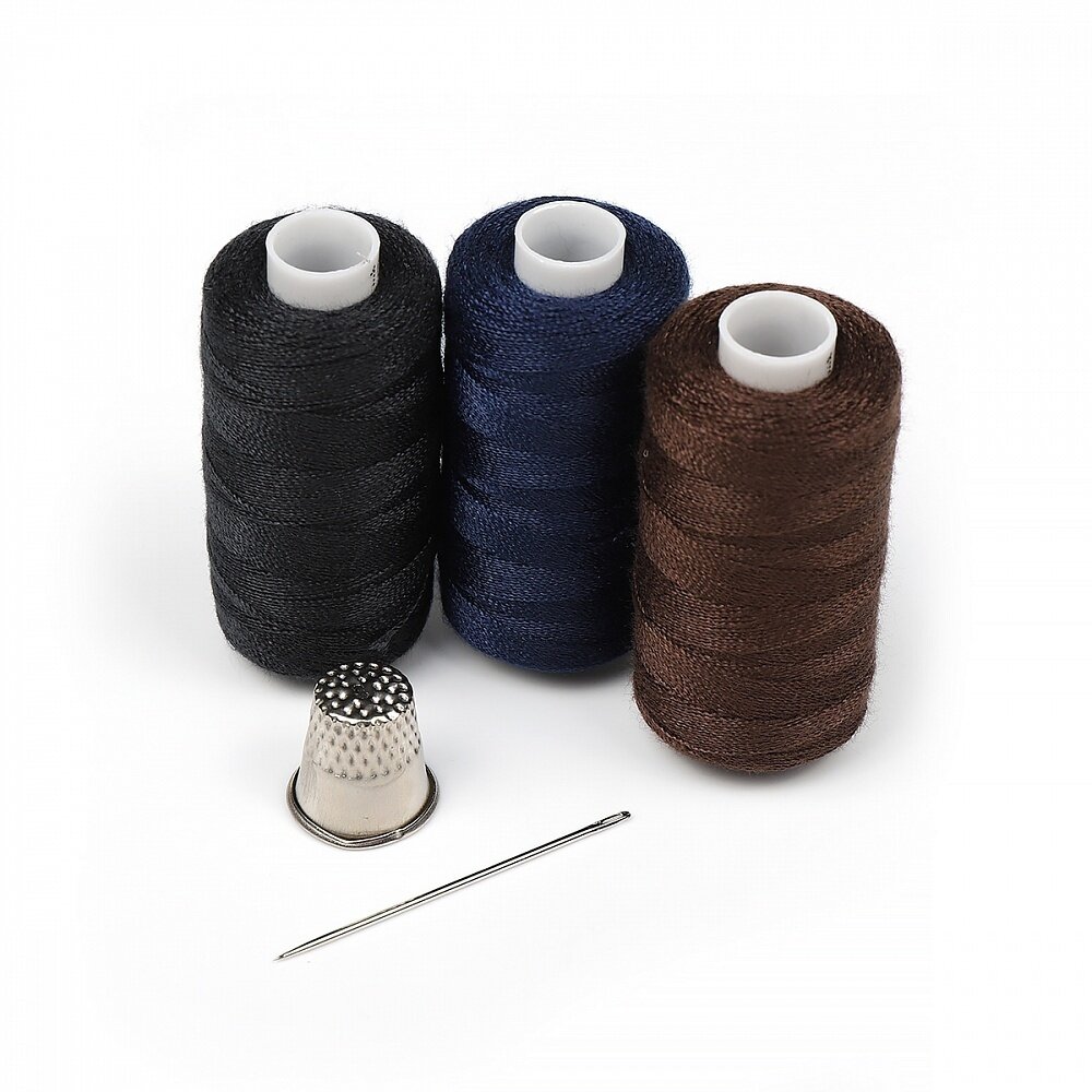 Нитки для шитья ПНК им. Кирова армированные 100ЛЛ Мастеровой 200 м, 3 шт (100ЛЛ.200. набор.16)