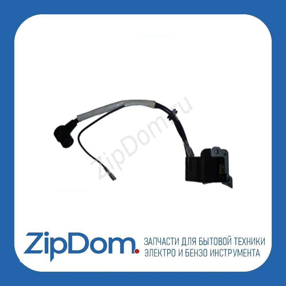 Катушка зажигания с бронепроводом подходит для китайских бензопил объемом 38 см3