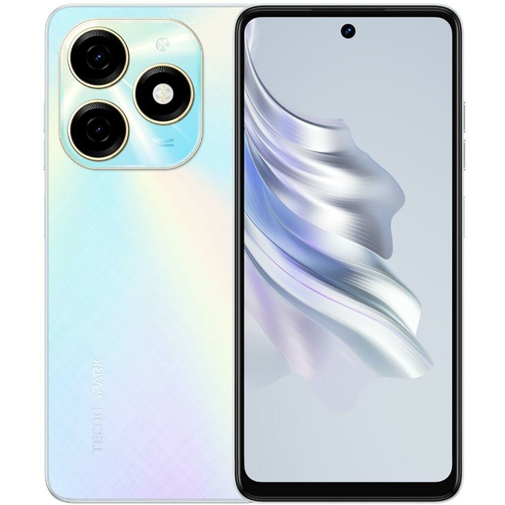 Смартфон TECNO Spark 20 8/256 ГБ RU, Dual nano SIM, cyber white