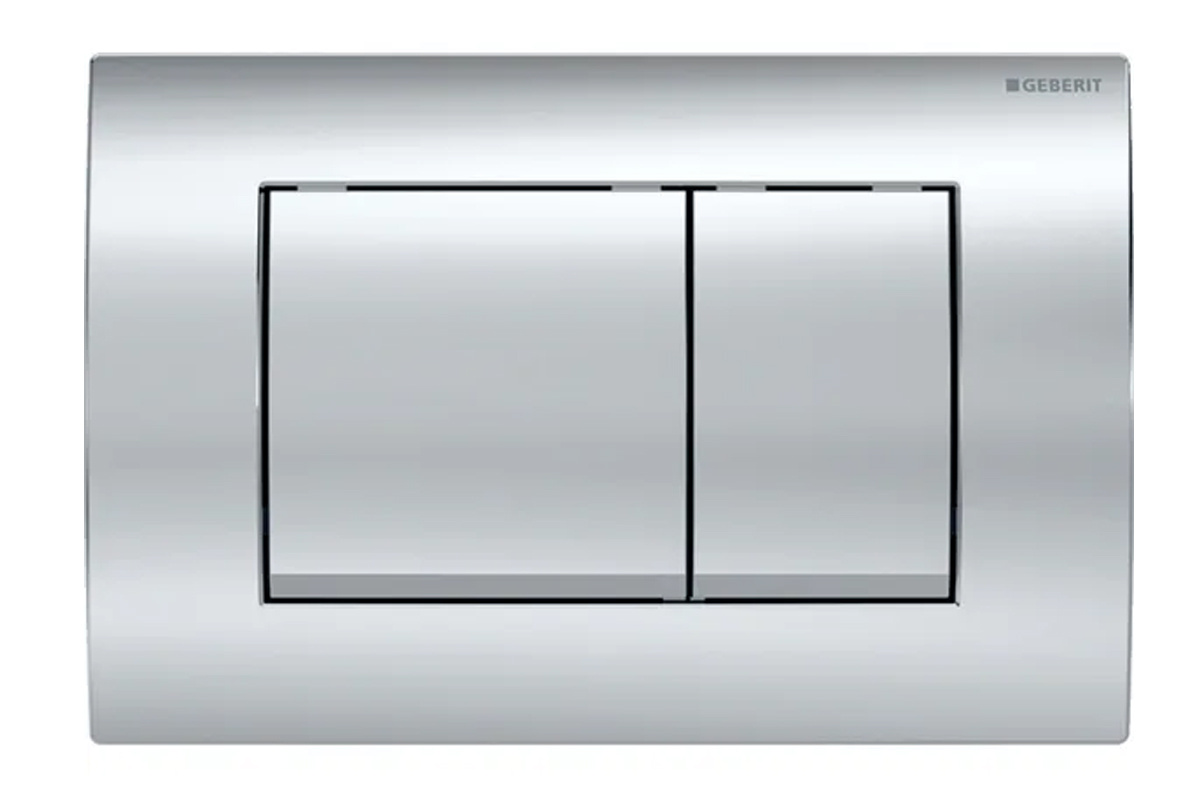 Клавиша смыва Geberit Delta30 115.137.21.1 глянцевый хром