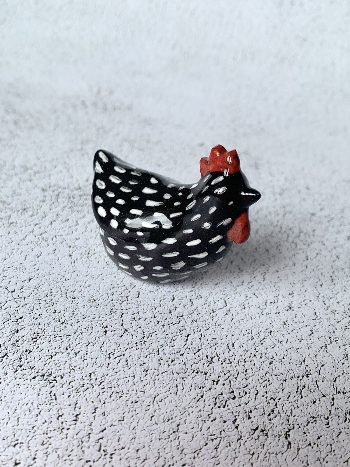 Курица керамическая статуэтка