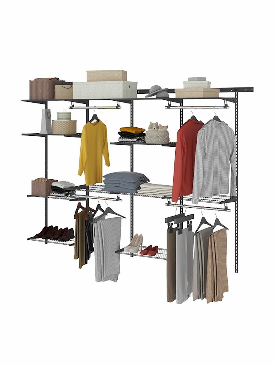 Гардеробная система практик Home Max G240 графит