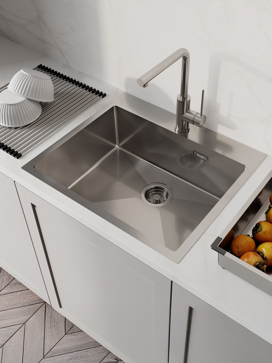 Мойка IDDIS Haze HAZ59S0i77 нержавеющая сталь сатин 590*510 мм