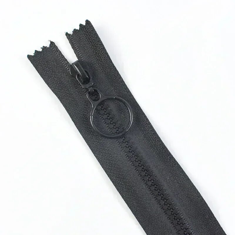 Meetee пластмассовые молнии №3 25/60 см 5/10/20 шт Черный, OpenEnd-No3-60cm, Black, 10Pcs